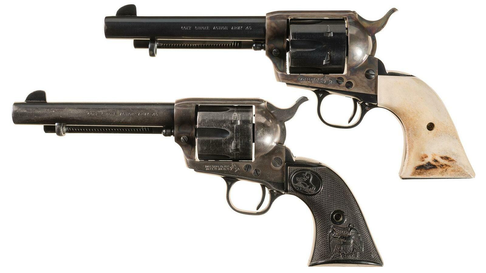 Two Colt Second Generation Single Action Army Revolvers | Rock Island ...