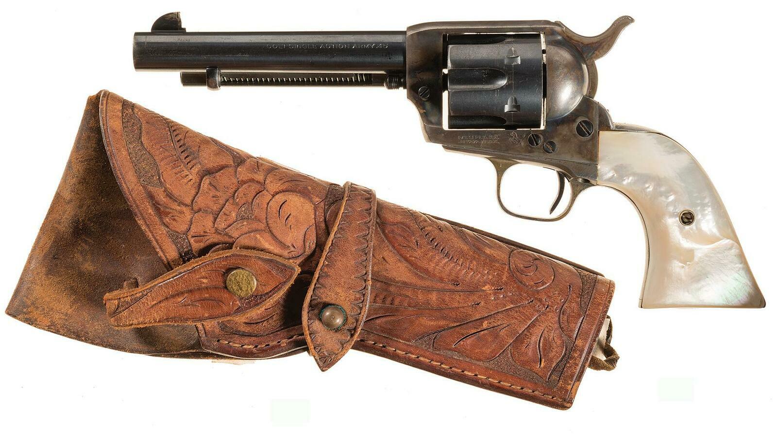 1st Generation Colt Single Action Army Revolver, Pearl Grips | Rock ...