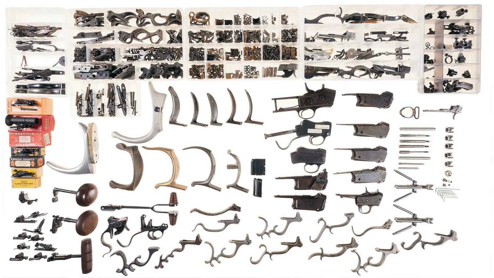 Ten Firearm Frames/Actions Plus Parts | Rock Island Auction