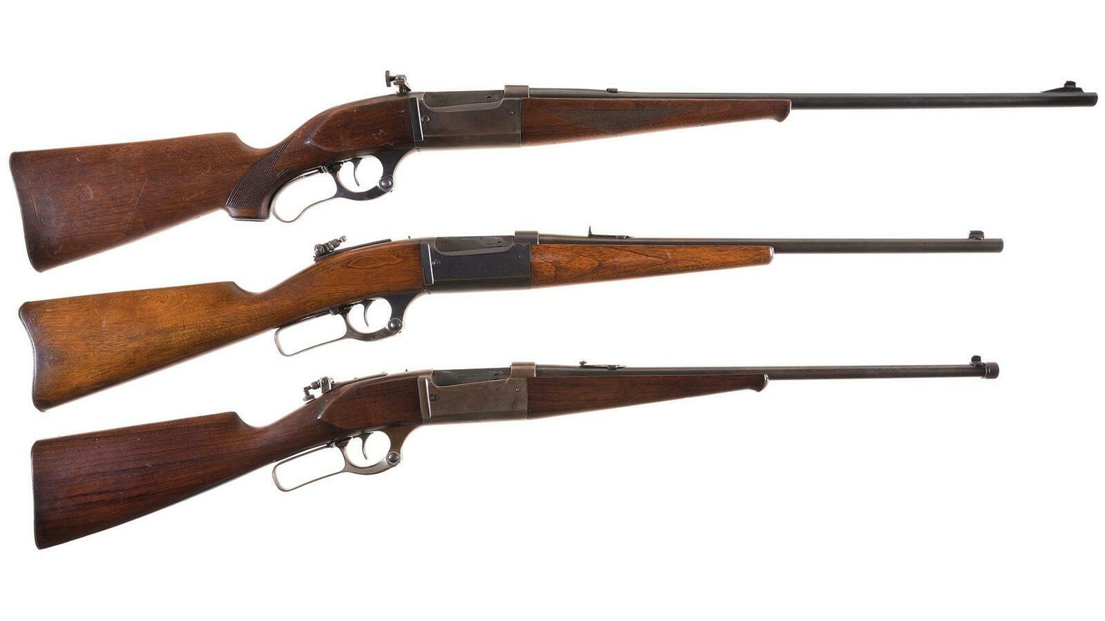 Three Savage Lever Action Rifles | Rock Island Auction