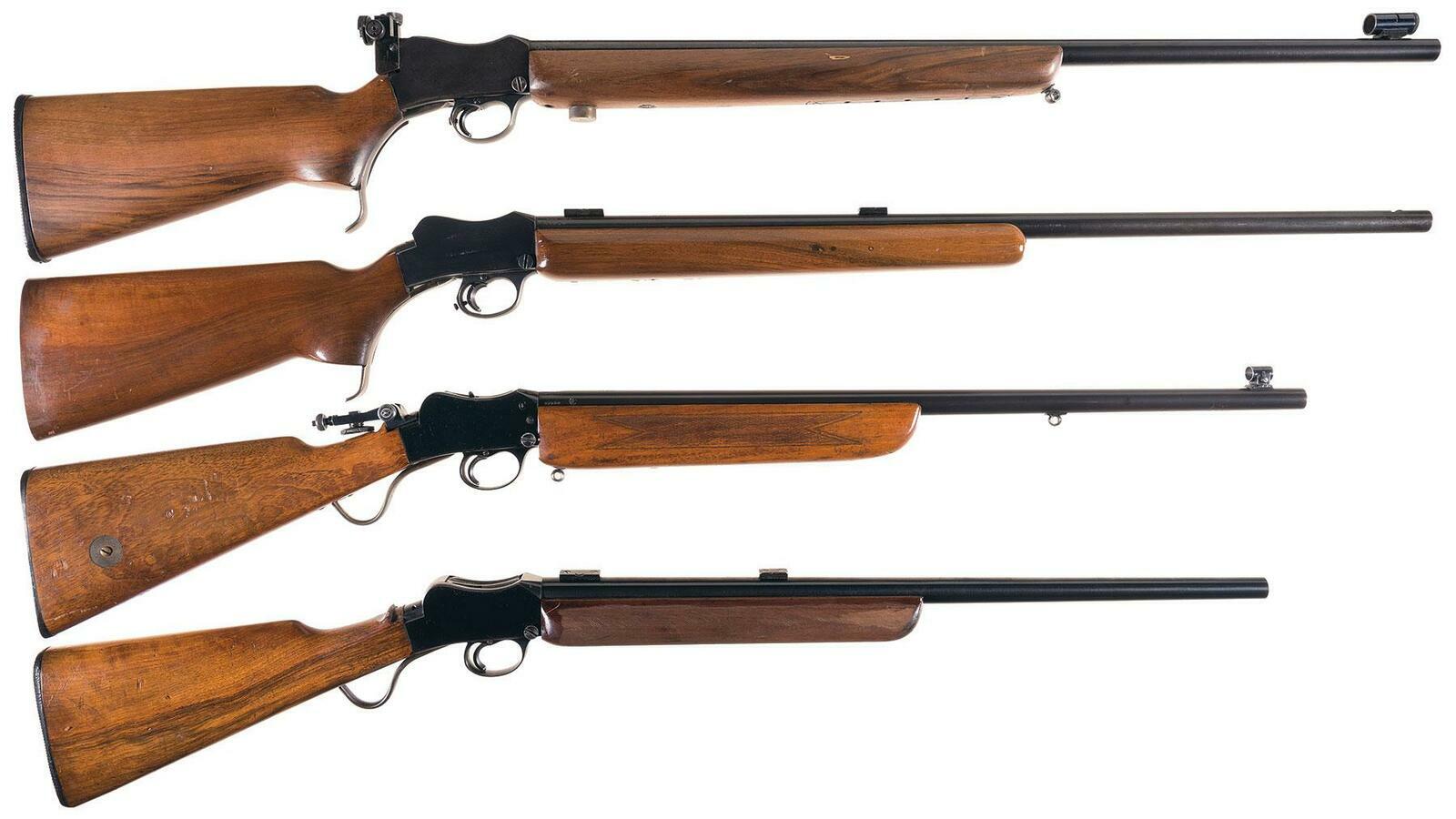 Four Birmingham Small Arms Martini Single Shot Rifles | Rock Island Auction