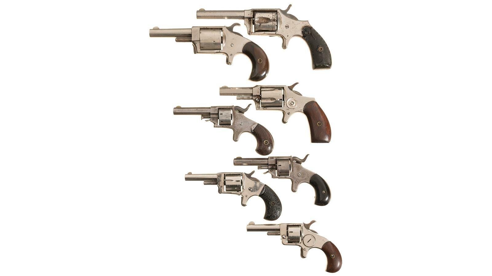 Seven Spur Trigger Revolvers | Rock Island Auction
