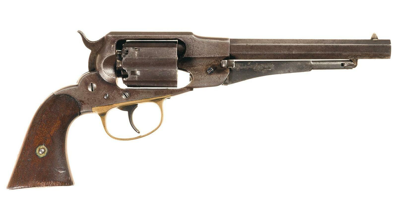 Remington-Rider New Model Belt Double Action Percussion Revolver | Rock ...