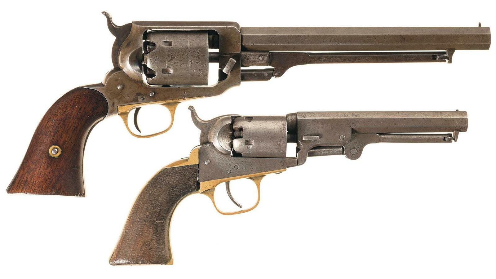 Two Antique Percussion Revolvers | Rock Island Auction