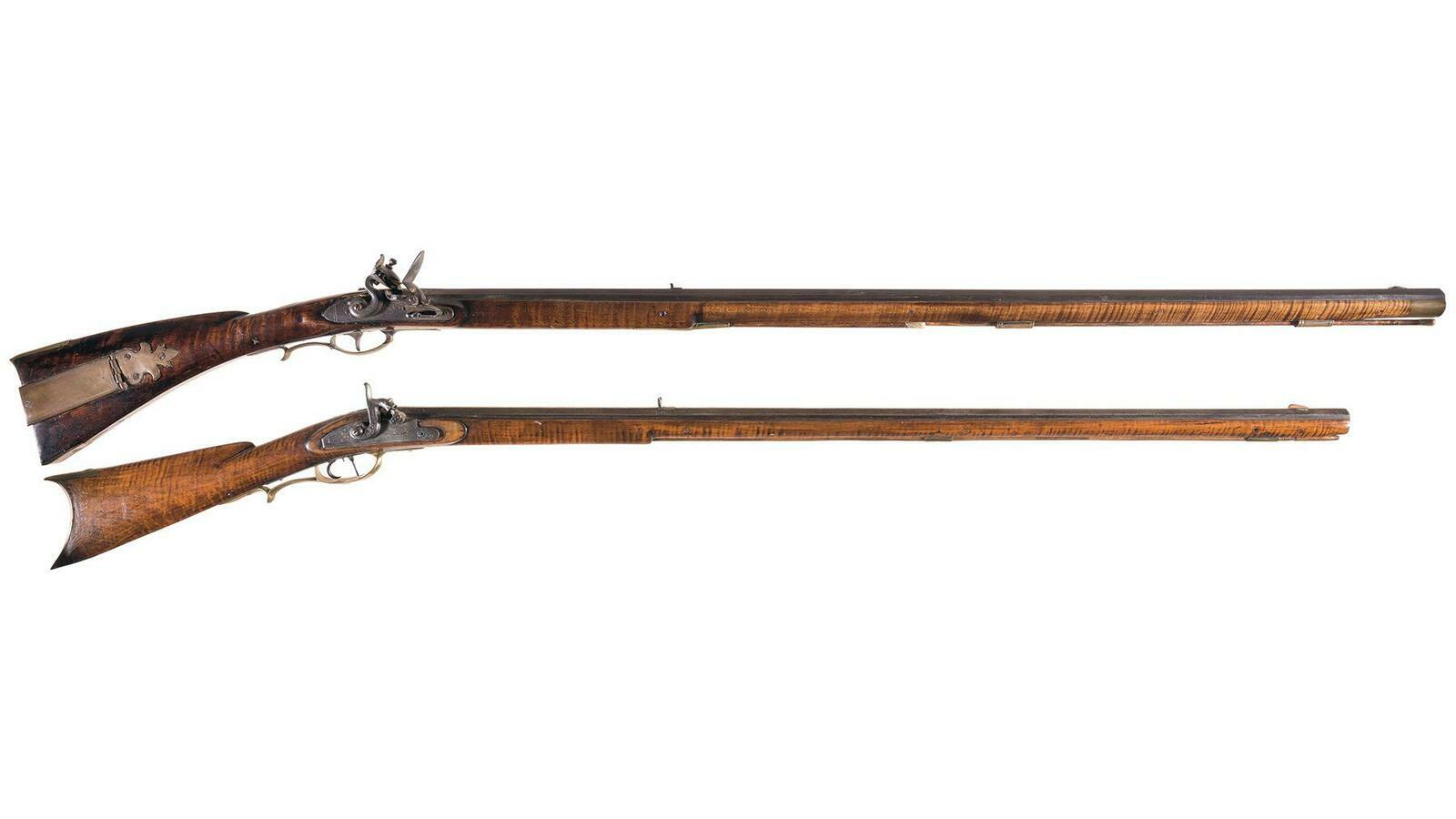 Two American Long Rifles | Rock Island Auction