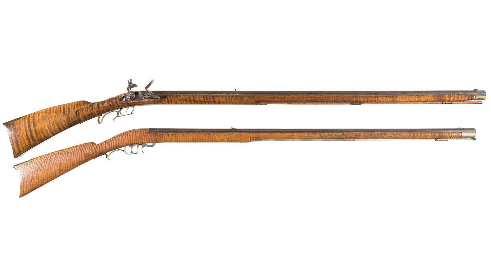 Two American Long Rifles | Rock Island Auction