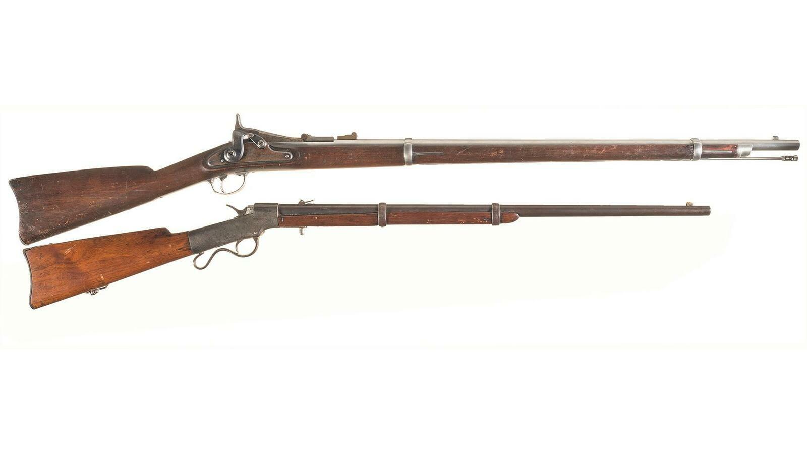 Two Antique American Breech Loading Rifles | Rock Island Auction