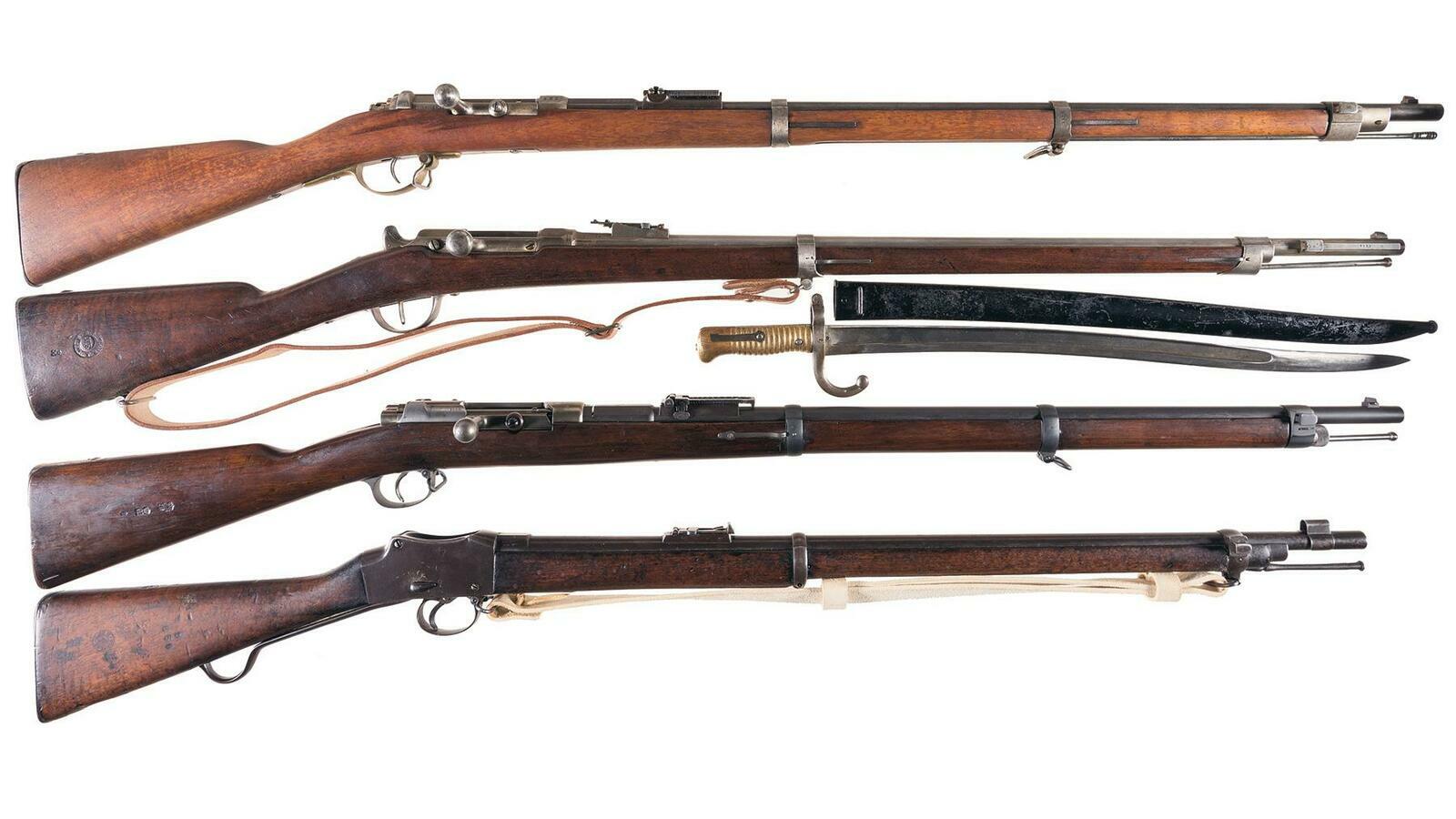 Four Antique Military Rifles | Rock Island Auction