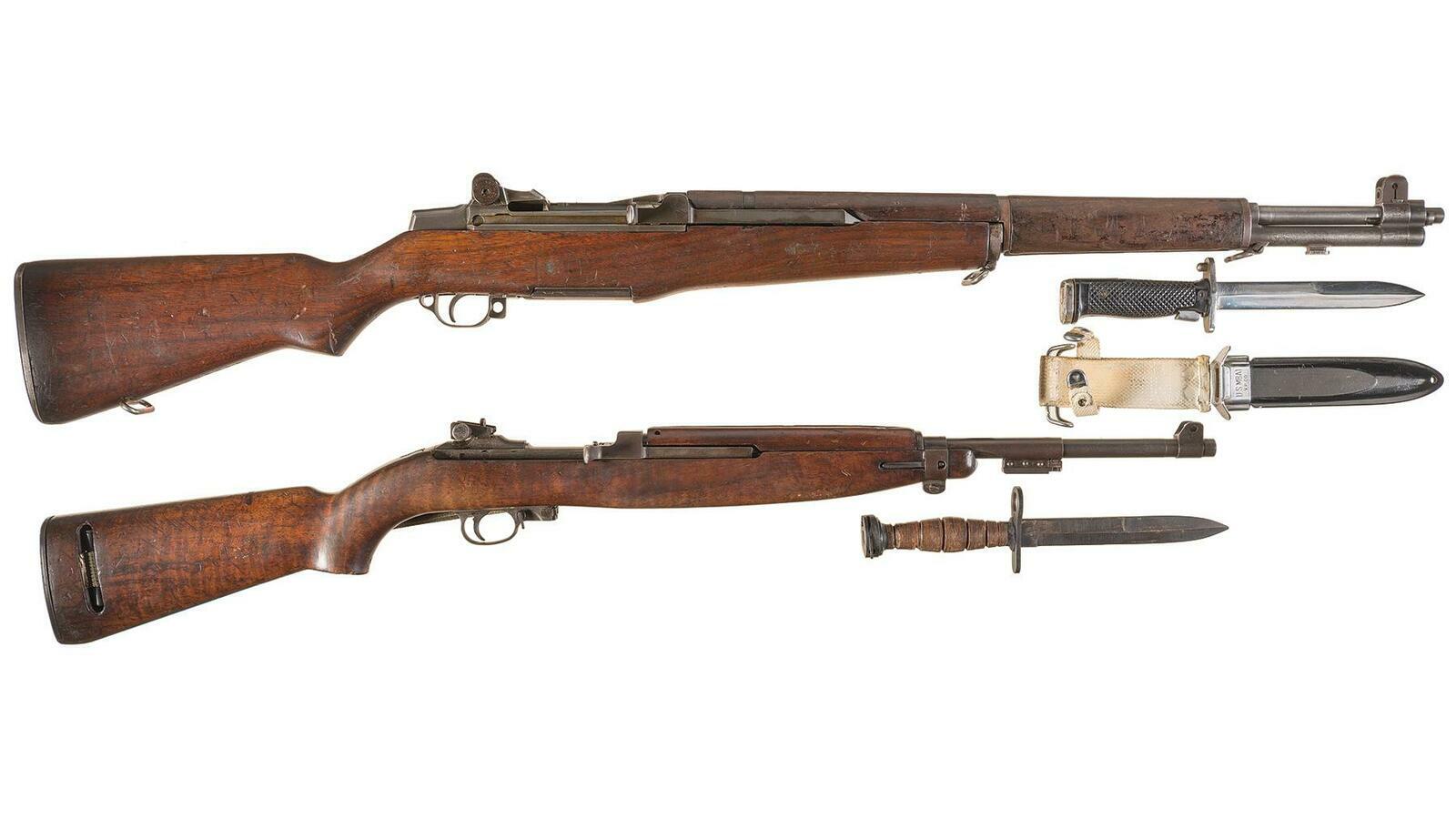 Two U.S. Military Semi-Automatic Long Guns | Rock Island Auction