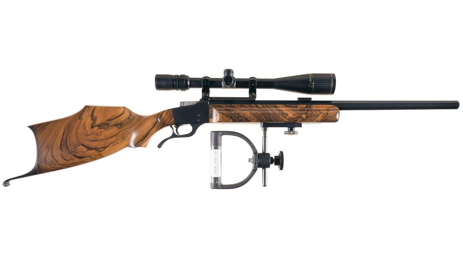 Miller Arms Single Shot Falling Block Target Rifle with Scope | Rock ...