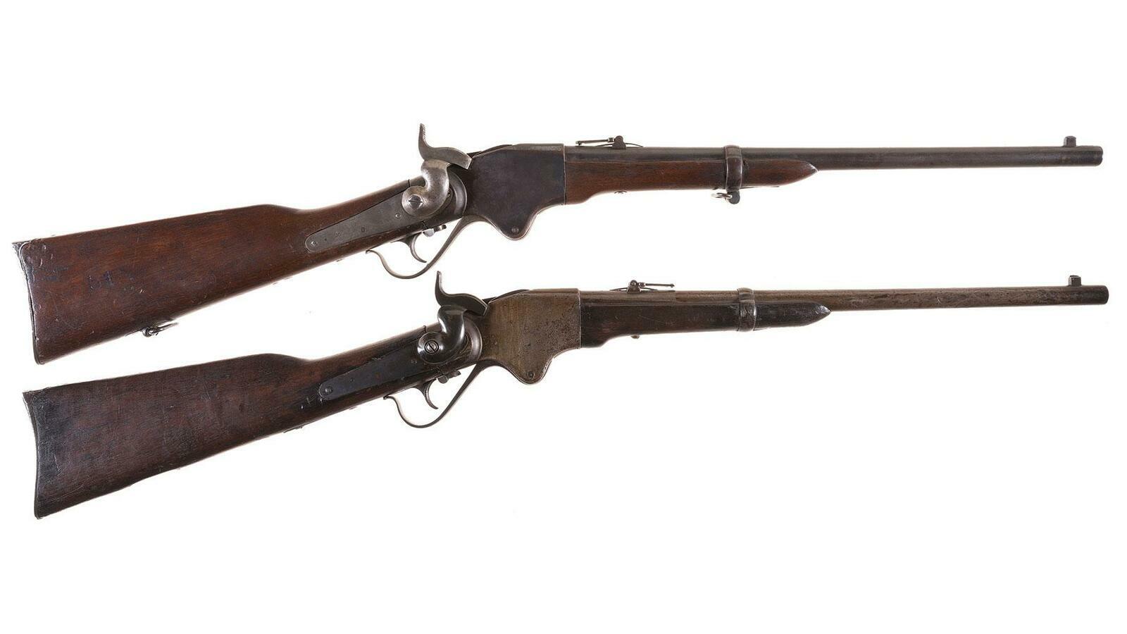Two Burnside Rifle Co. Contract Model 1865 Spencer Carbines | Rock ...