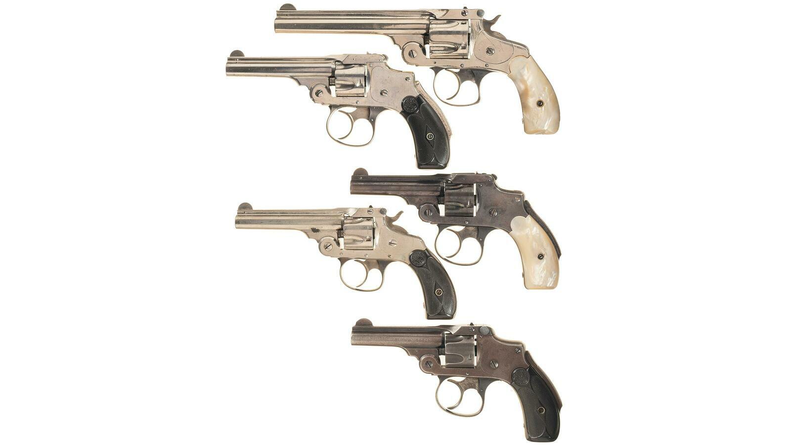 Five Smith & Wesson Double Action Revolvers | Rock Island Auction