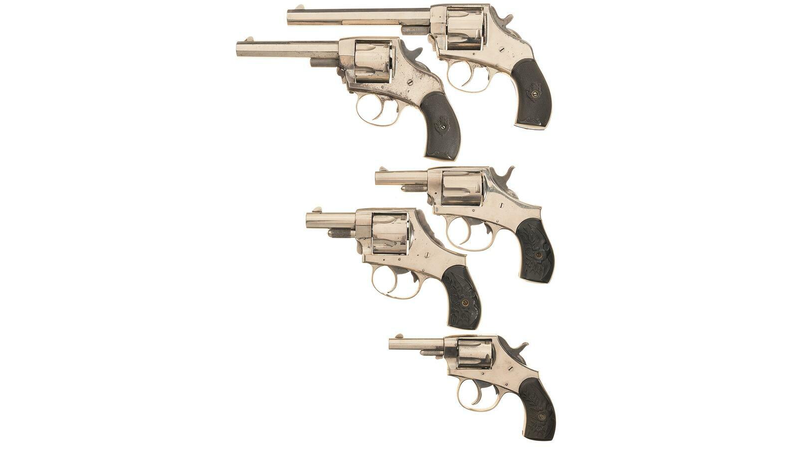 Five Iver Johnson Double Action Revolvers | Rock Island Auction