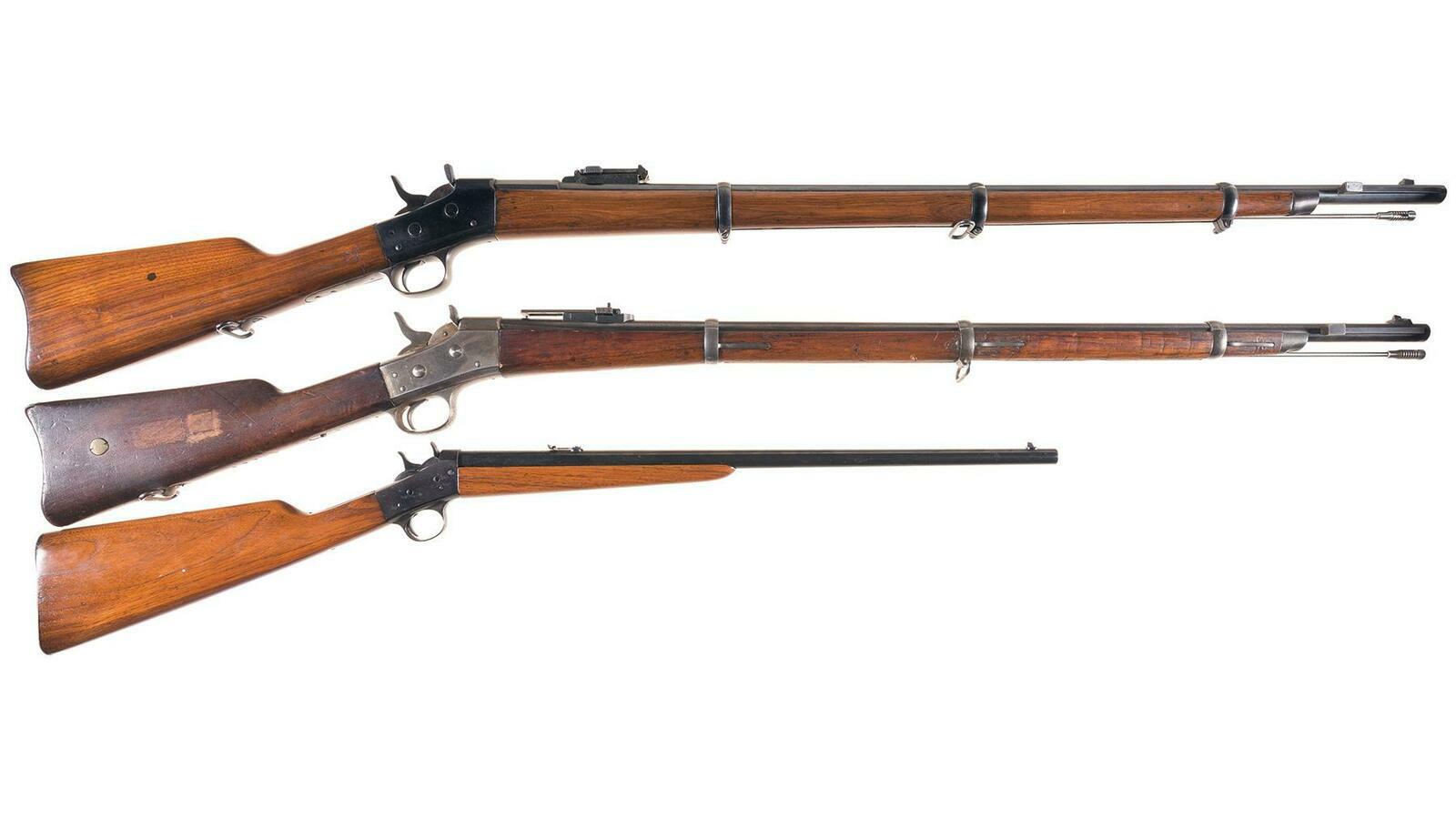 Three Remington Rolling Block Rifles | Rock Island Auction