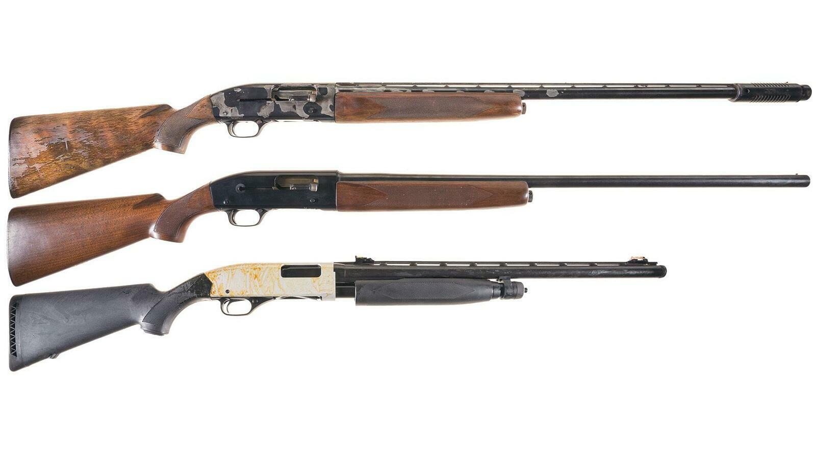 Three Documented Winchester Factory Collection Shotguns | Rock Island ...