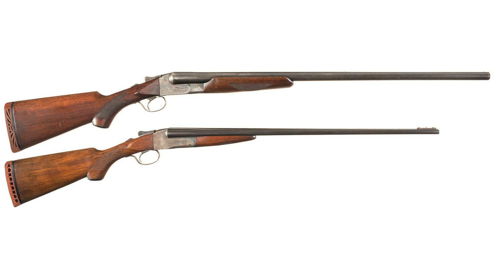Two Engraved Lefever Arms Double Barrel Shotguns | Rock Island Auction