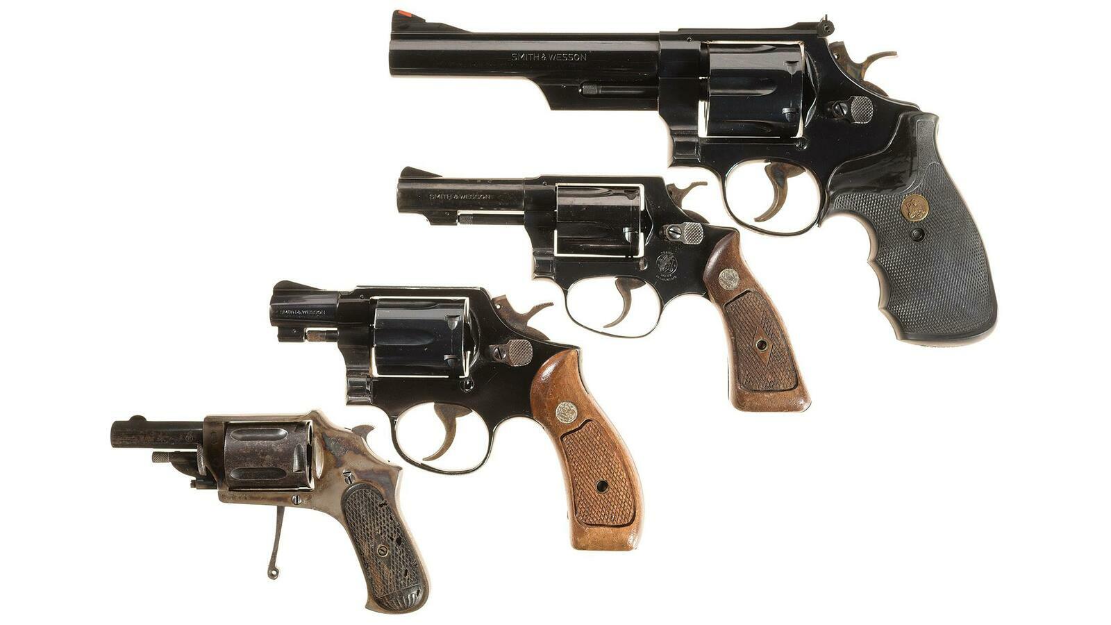 Four Double Action Revolvers | Rock Island Auction