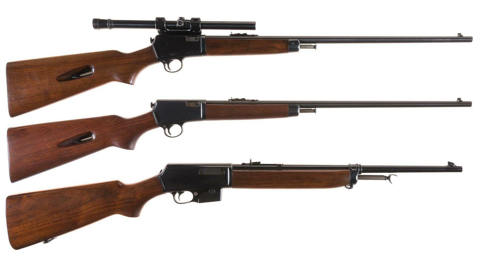 Three Winchester Semi-Automatic Rifles | Rock Island Auction