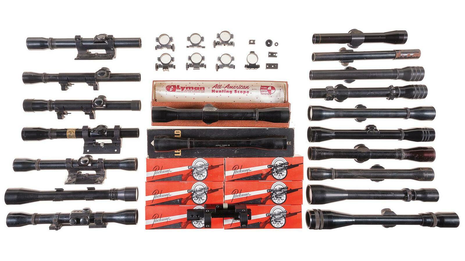 Assortment of Vintage Optics and Accessories | Rock Island Auction