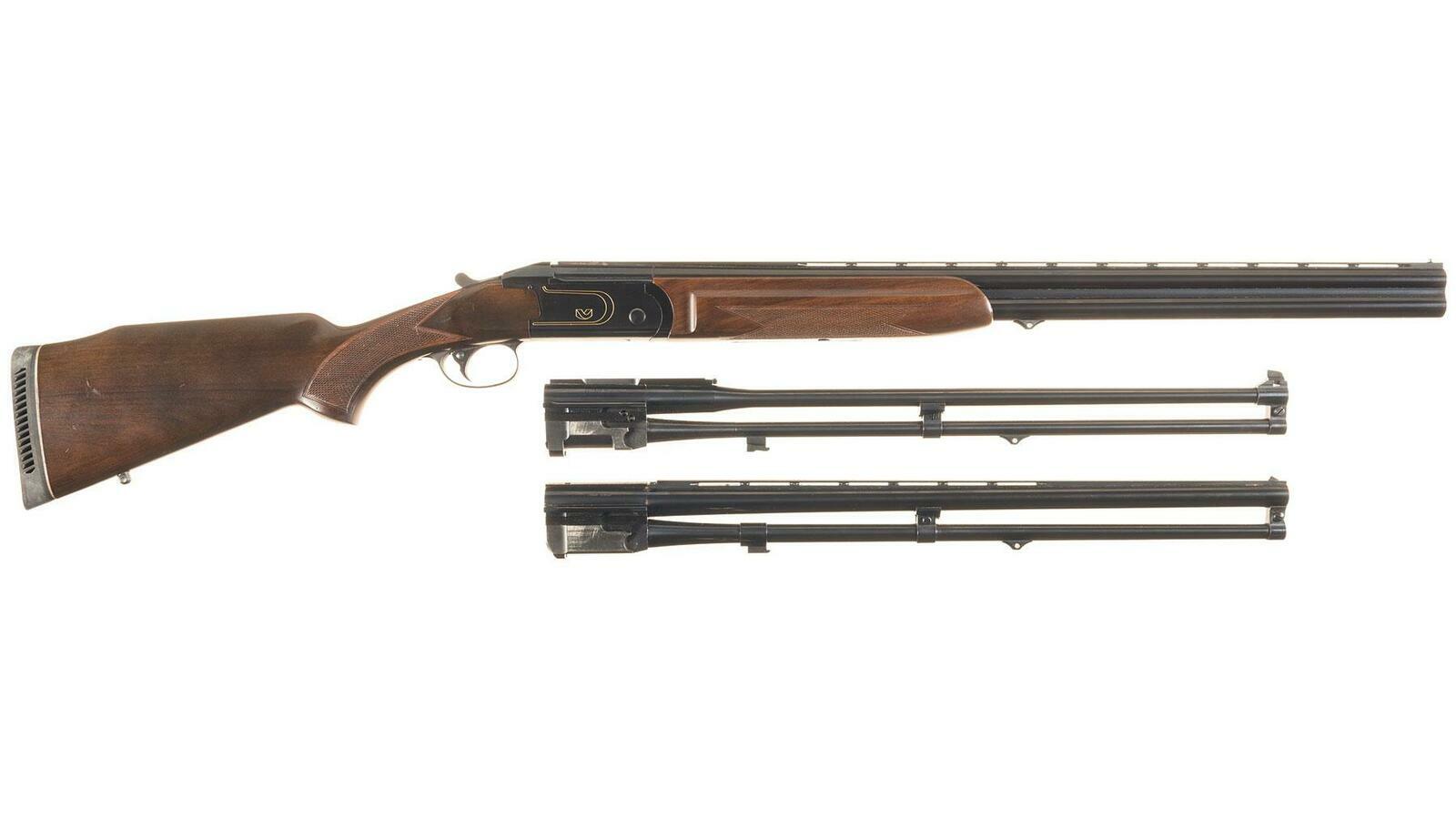 Engraved Valmet Model 412 Combination Gun Three Barrel Set, Case | Rock ...