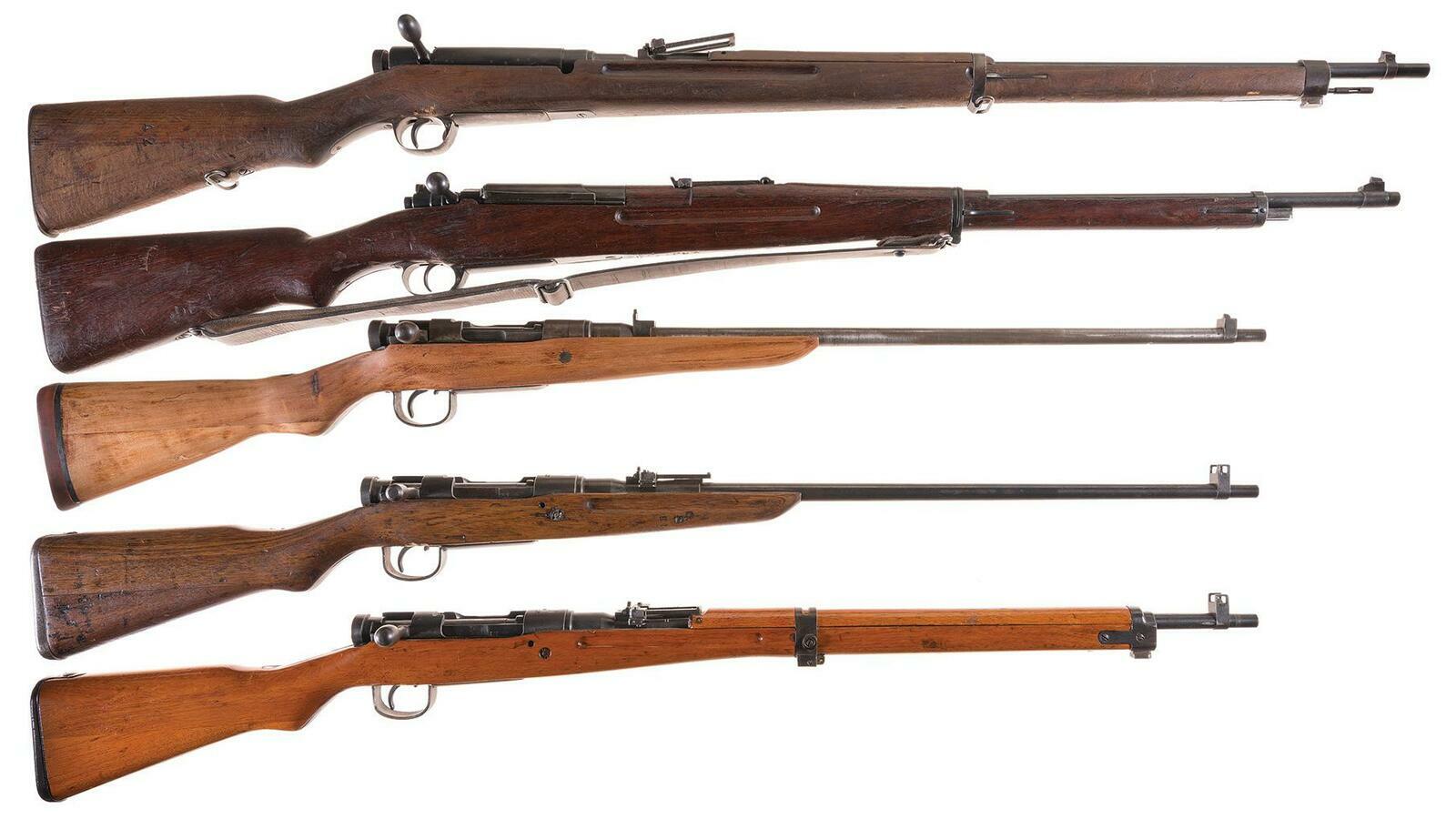 Five Japanese Bolt Action Rifles | Rock Island Auction