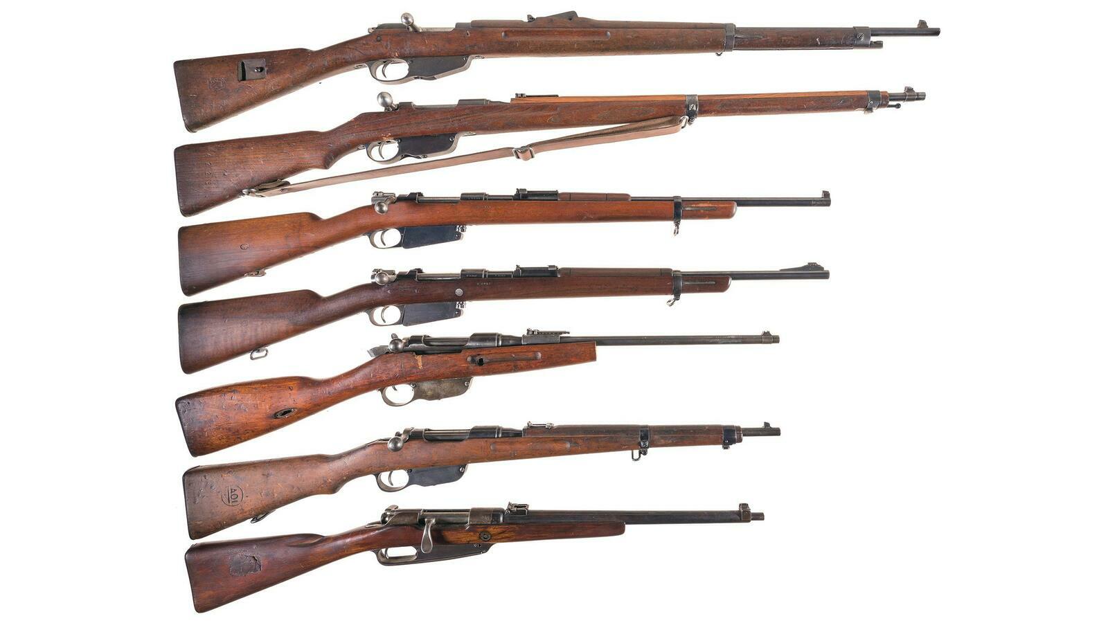 Seven European Military Bolt Action Rifles | Rock Island Auction