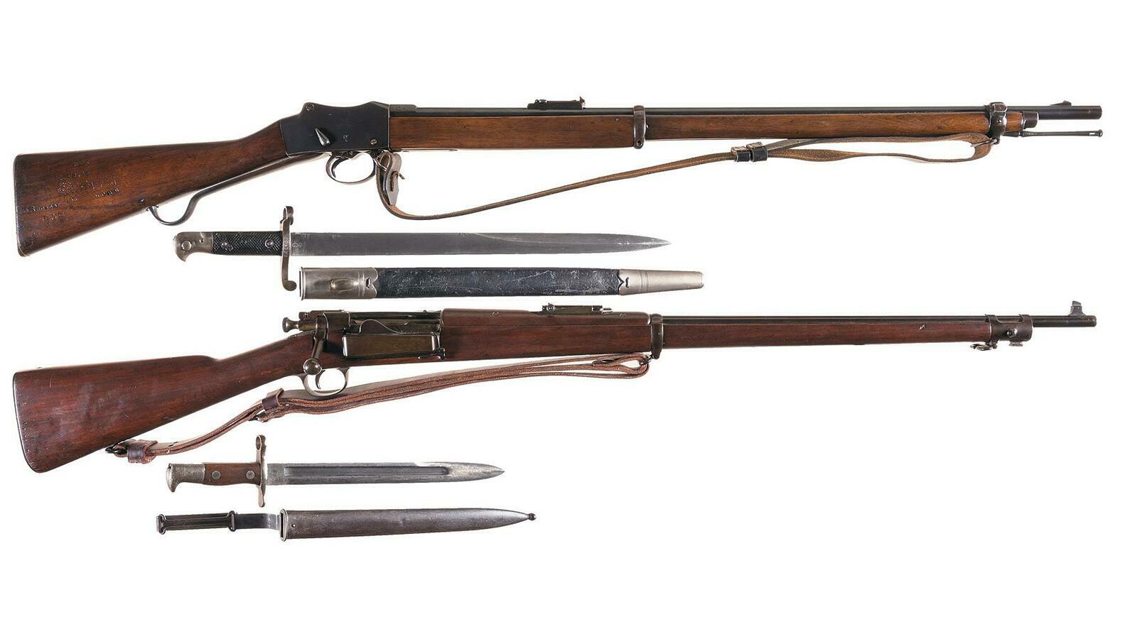 Two Military Rifles with Bayonets | Rock Island Auction