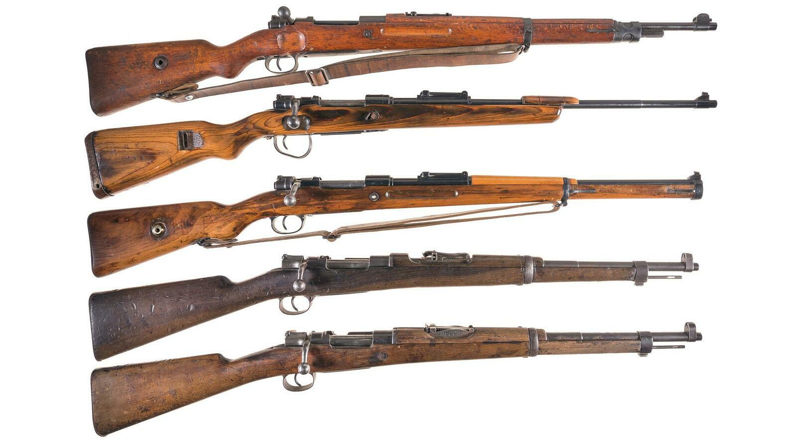 Five European Military Bolt Action Rifles | Rock Island Auction