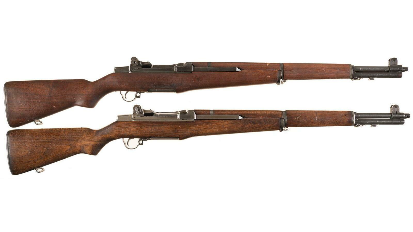 Two U.S. M1 Garand Semi-Automatic Rifles with Boxes | Rock Island Auction