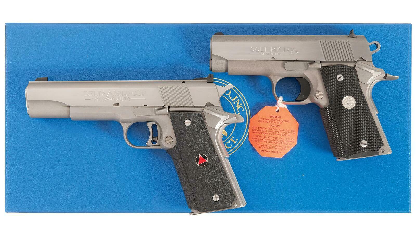 Two Colt Semi-Automatic Pistols | Rock Island Auction