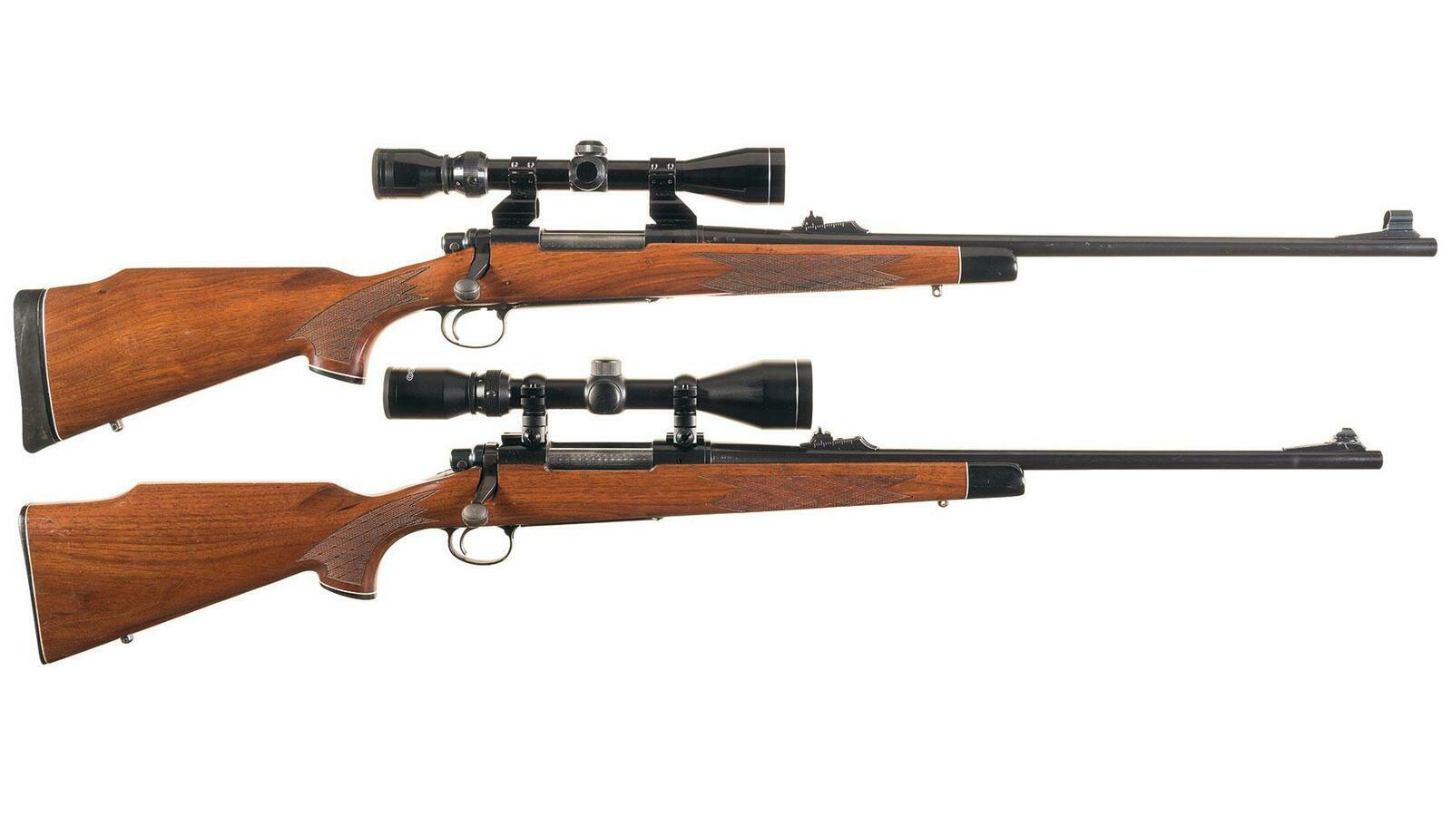 Two Remington Bolt Action Rifles with Scopes | Rock Island Auction