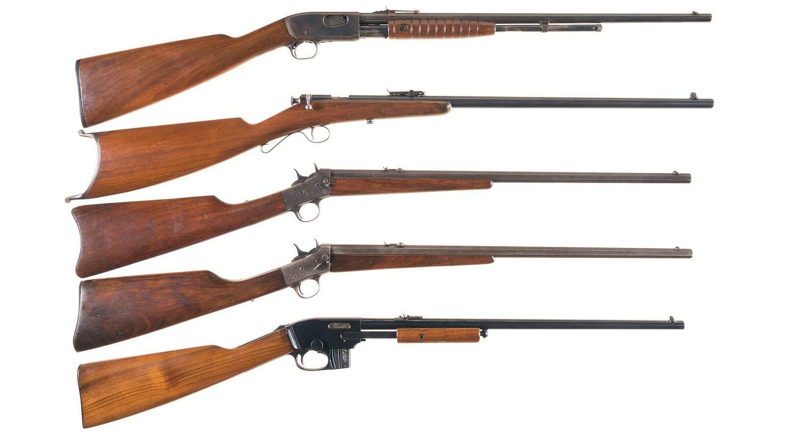 Five Rimfire Rifles | Rock Island Auction