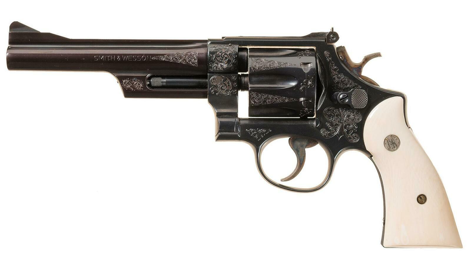 Engraved Smith & Wesson Model 28-2 Highway Patrolman Revolver | Rock ...