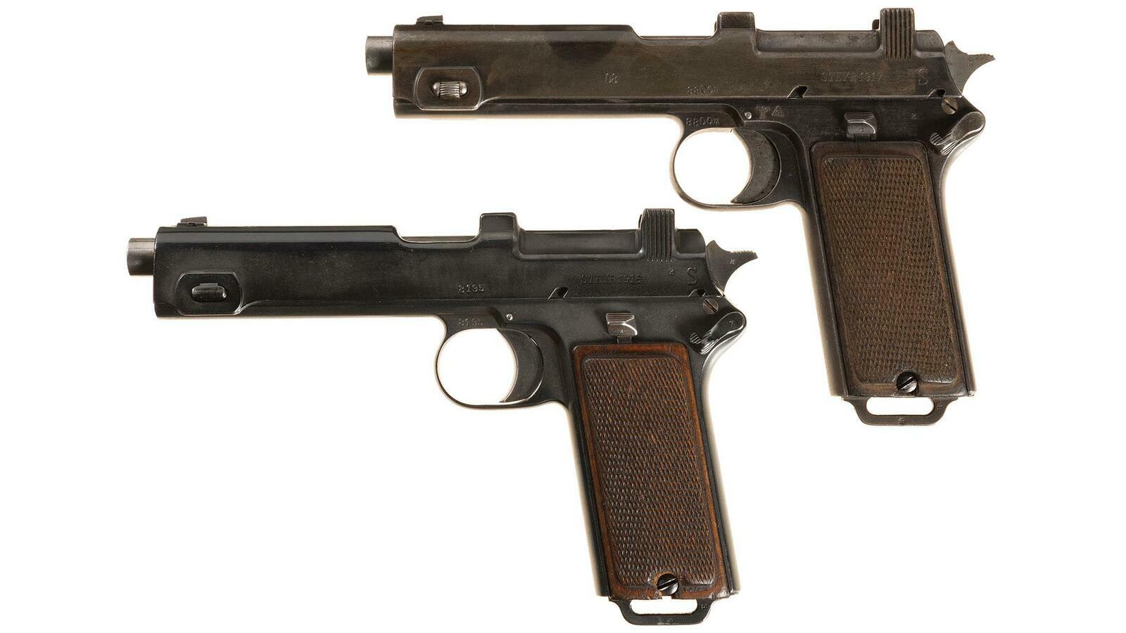 Two Steyr Model 1912 Semi-Automatic Pistols | Rock Island Auction