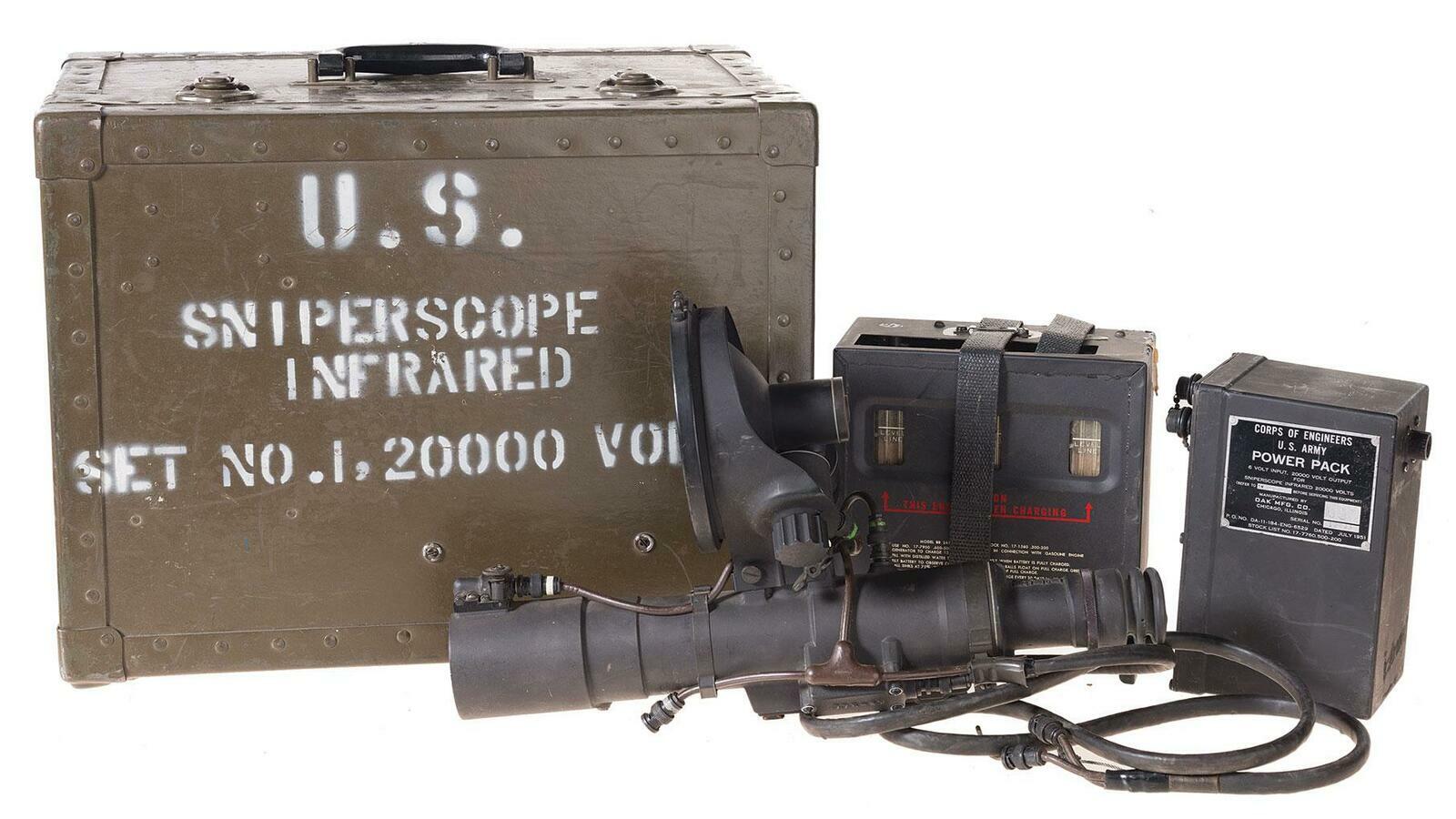 U.S. Army Corps of Engineers Infrared M3 Sniperscope | Rock Island Auction