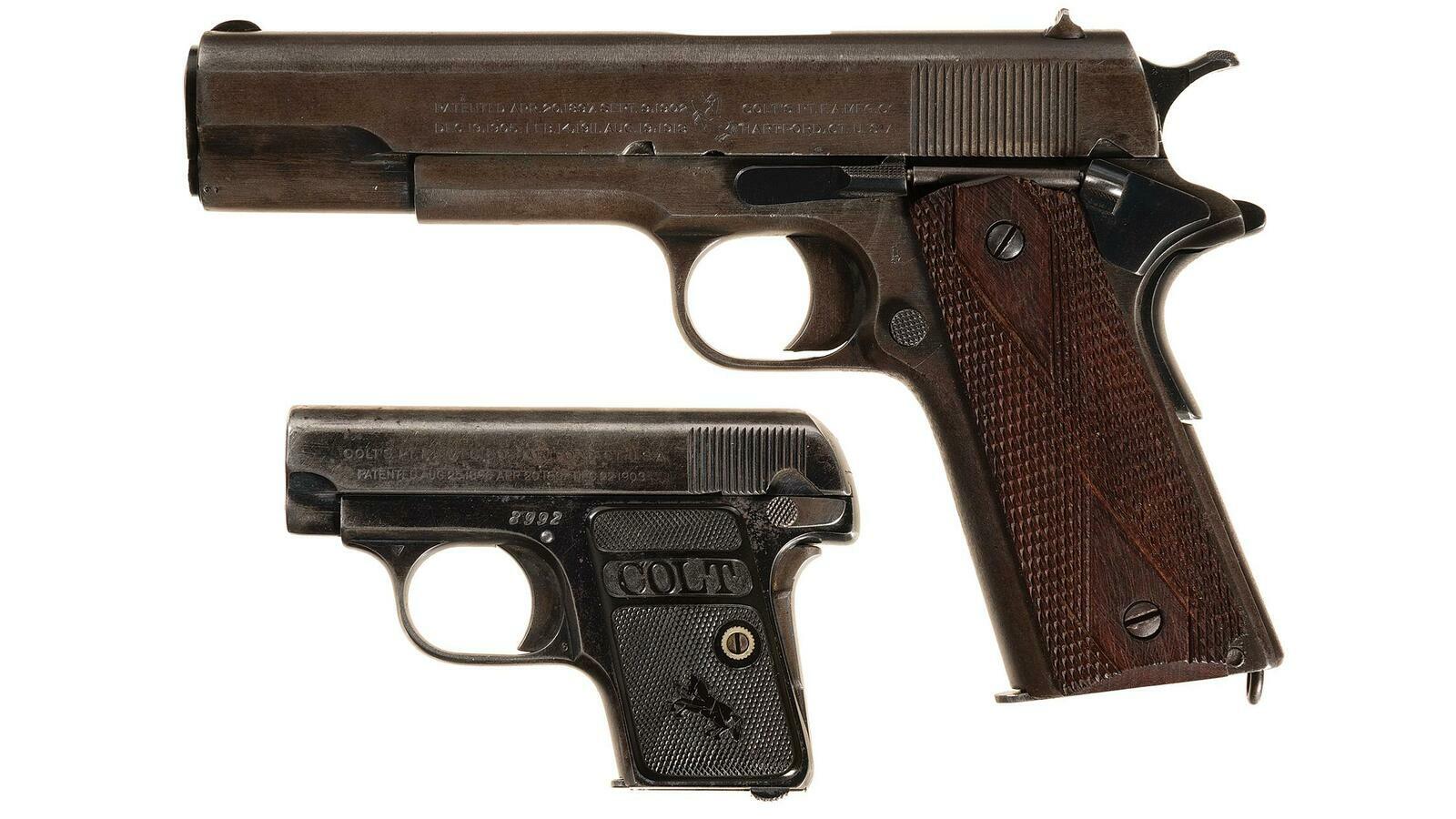 Two Colt Semi-Automatic Pistols | Rock Island Auction
