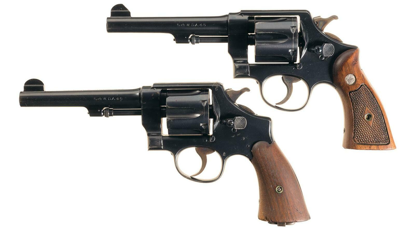 Two U.S. Army Smith & Wesson Model 1917 Double Action Revolvers | Rock Island Auction