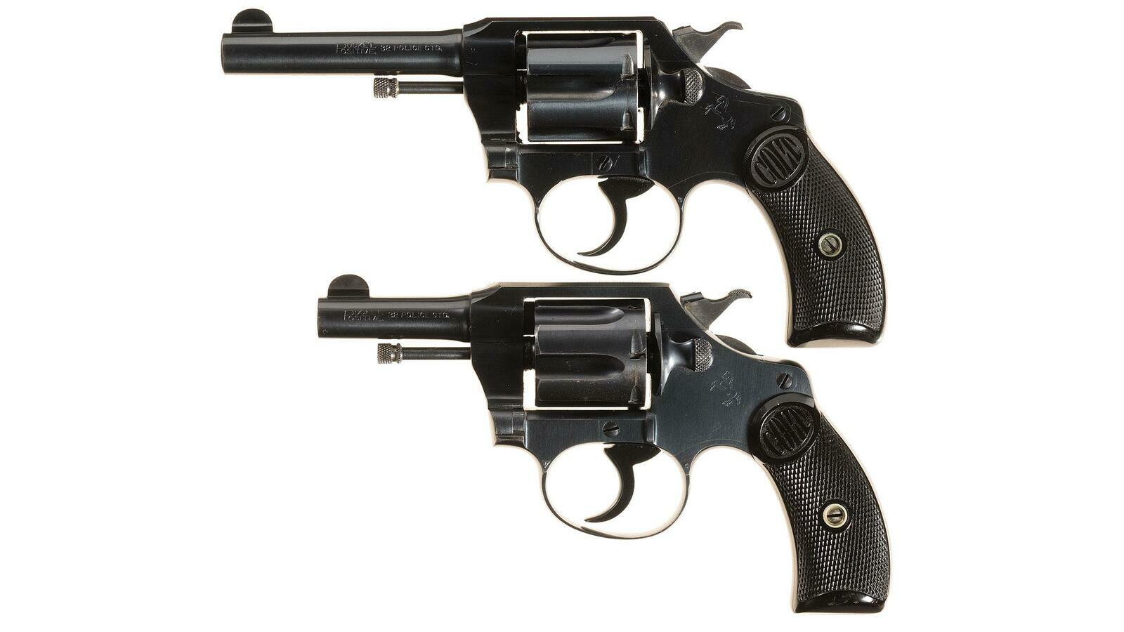 Two Colt Double Action Revolvers | Rock Island Auction