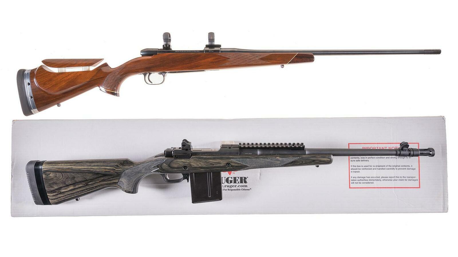 Two Left Handed Bolt Action Rifles | Rock Island Auction