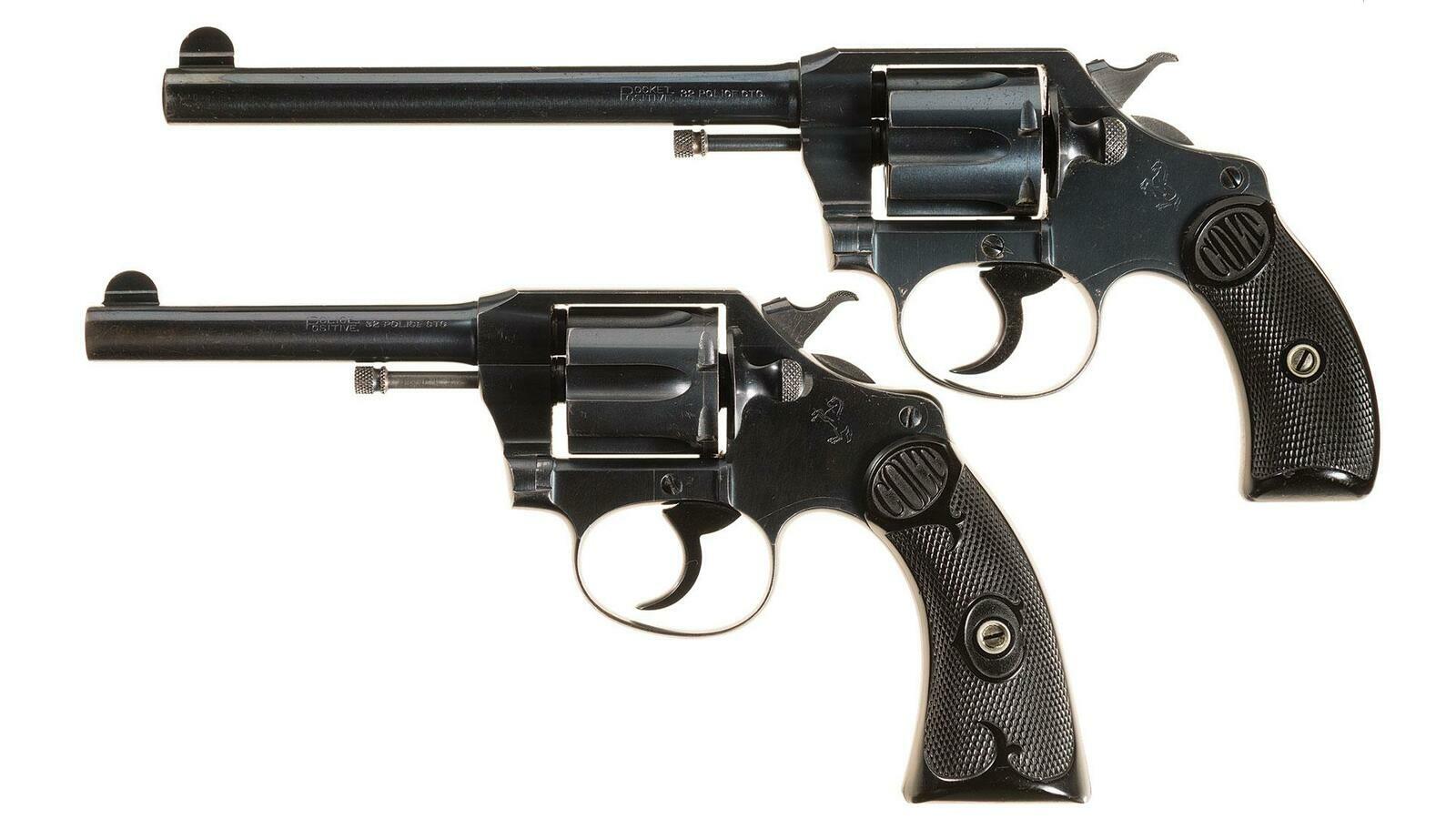 Two Colt Double Action Revolvers | Rock Island Auction