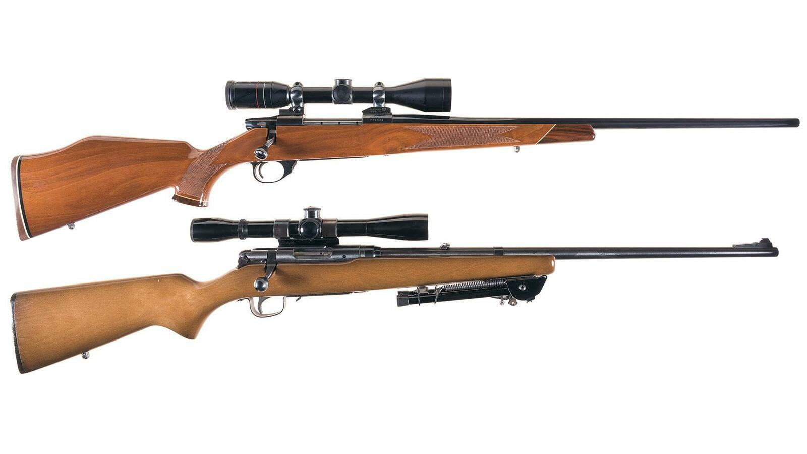 Two Bolt Action Rifles with Scopes | Rock Island Auction