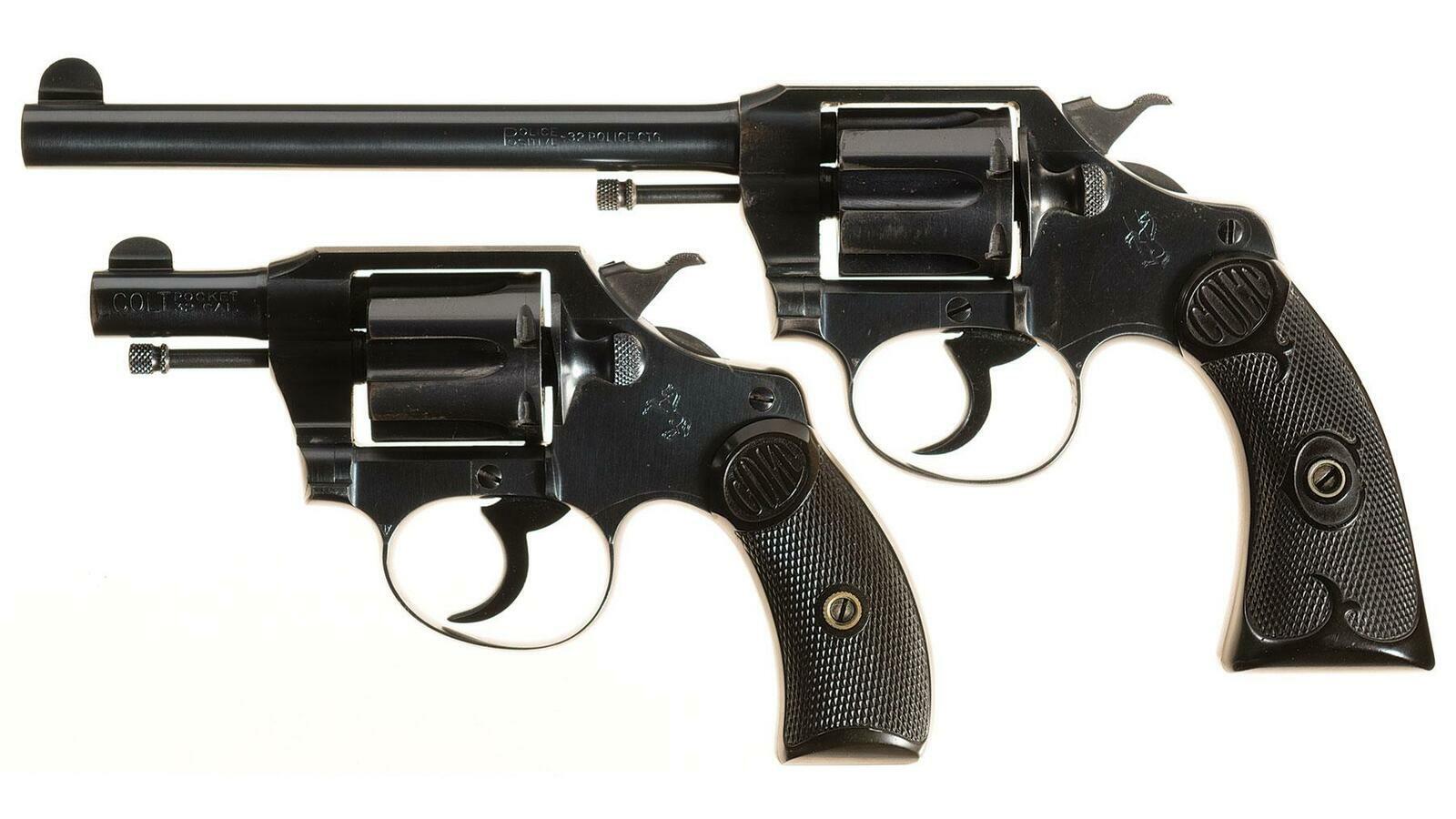 Two Colt Double Action Revolvers | Rock Island Auction