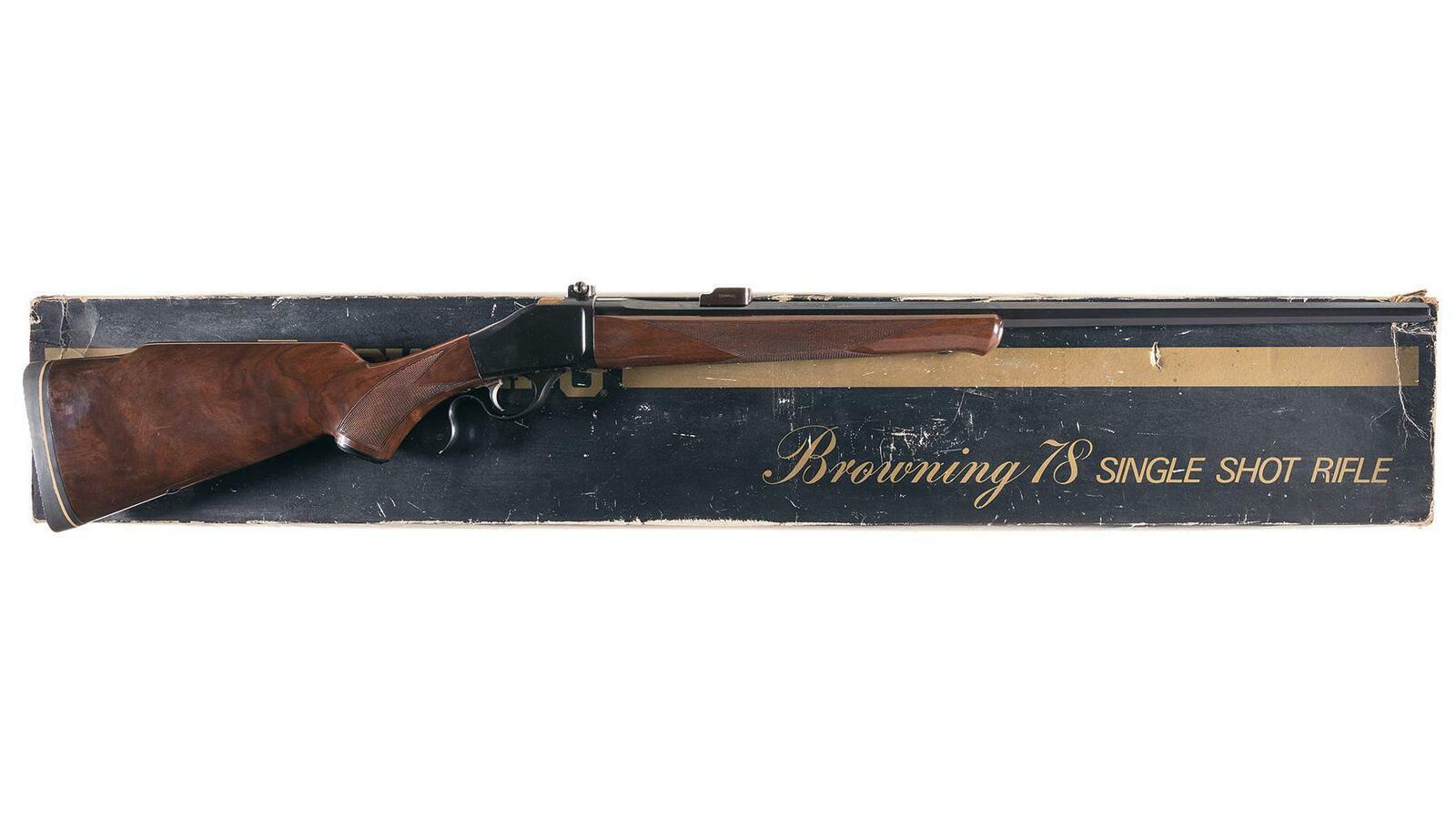 Browning Model 78 Falling Block Single Shot Rifle with Box | Rock ...