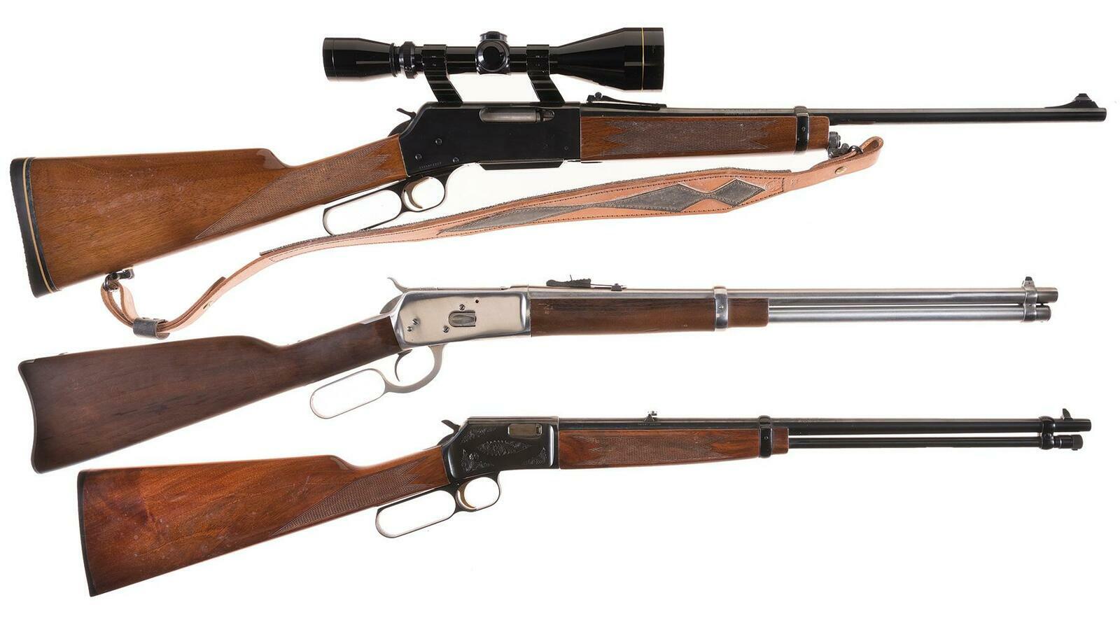Three Lever Action Long Guns | Rock Island Auction