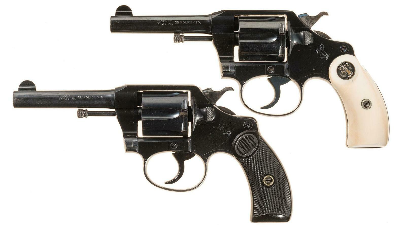 Two Colt Double Action Revolvers | Rock Island Auction