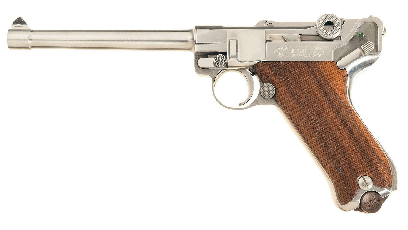 Stainless Steel Stoeger American Eagle Luger Pistol with Case | Rock ...