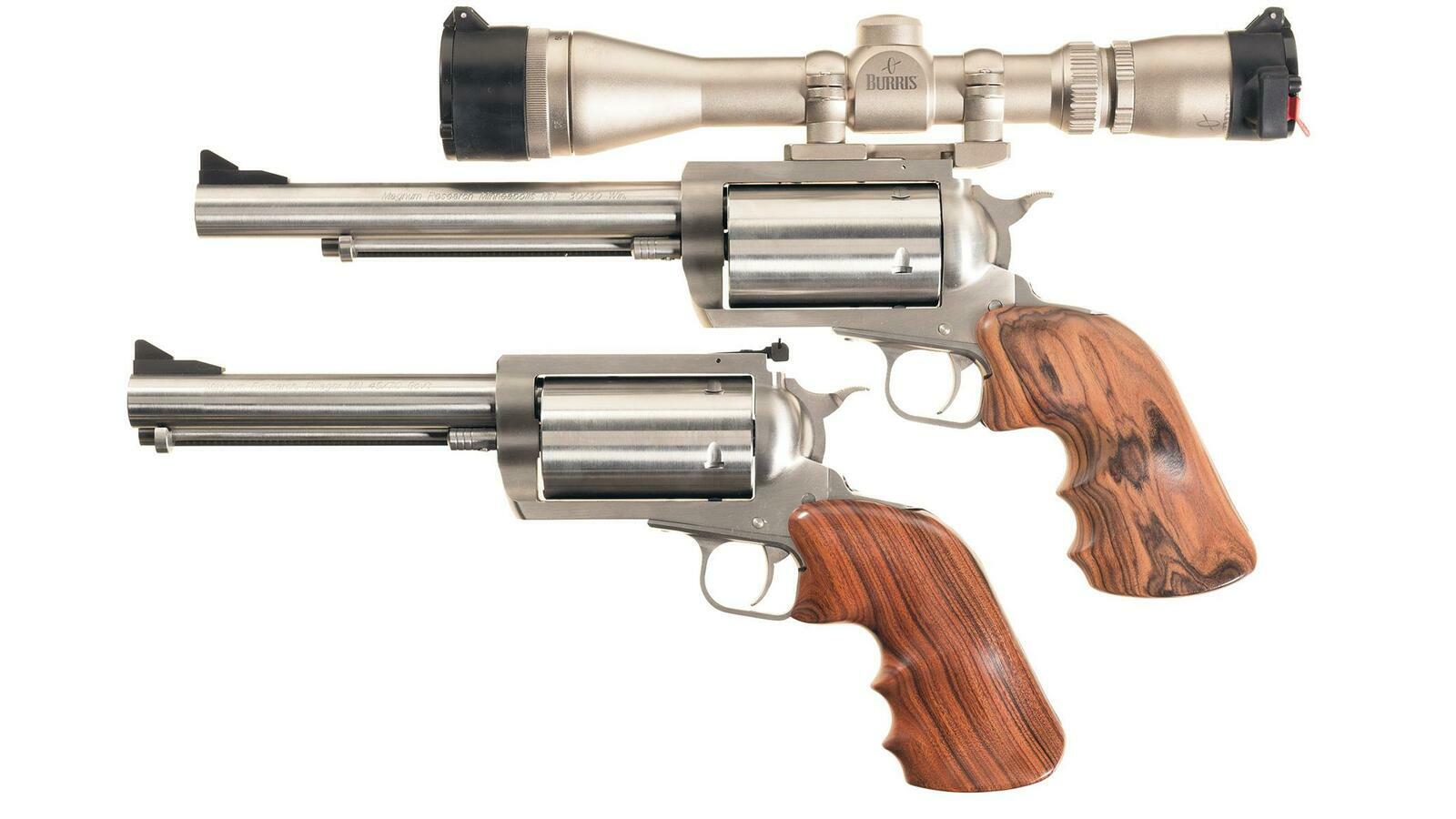 Two Magnum Research Inc BFR Single Action Revolvers with Boxes | Rock ...