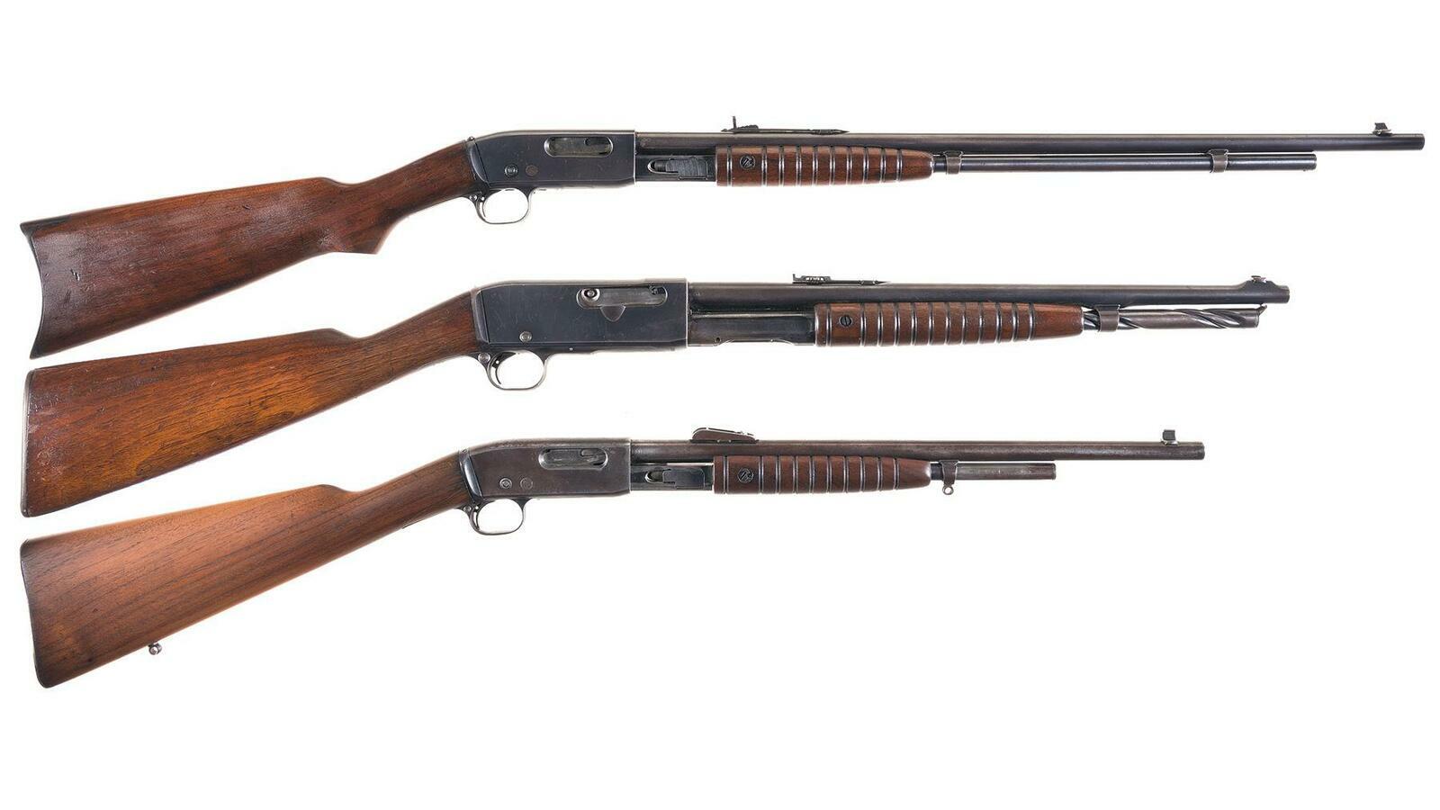 Three Remington Slide Action Rifles | Rock Island Auction
