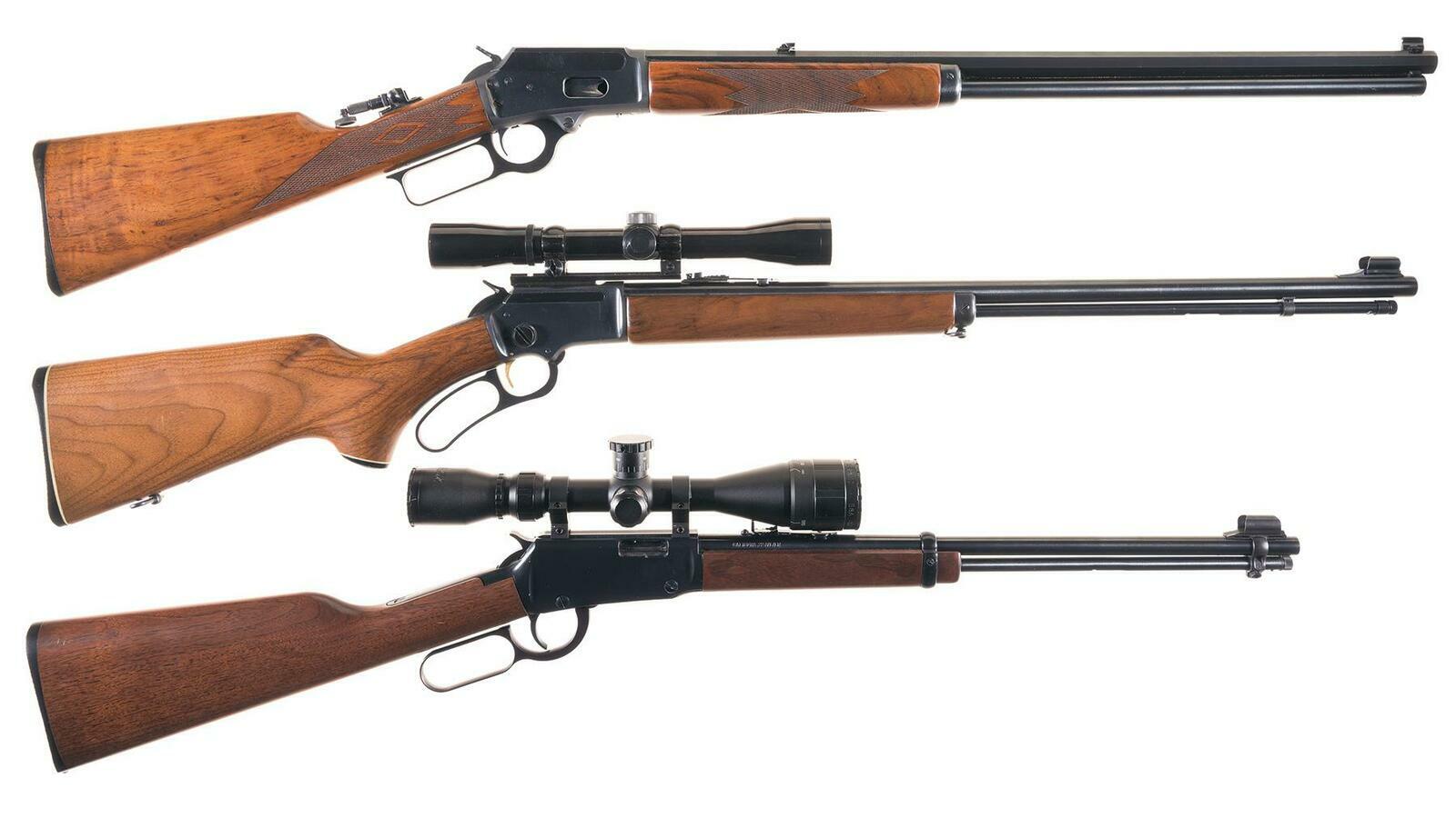 Three Lever Action Long Guns | Rock Island Auction