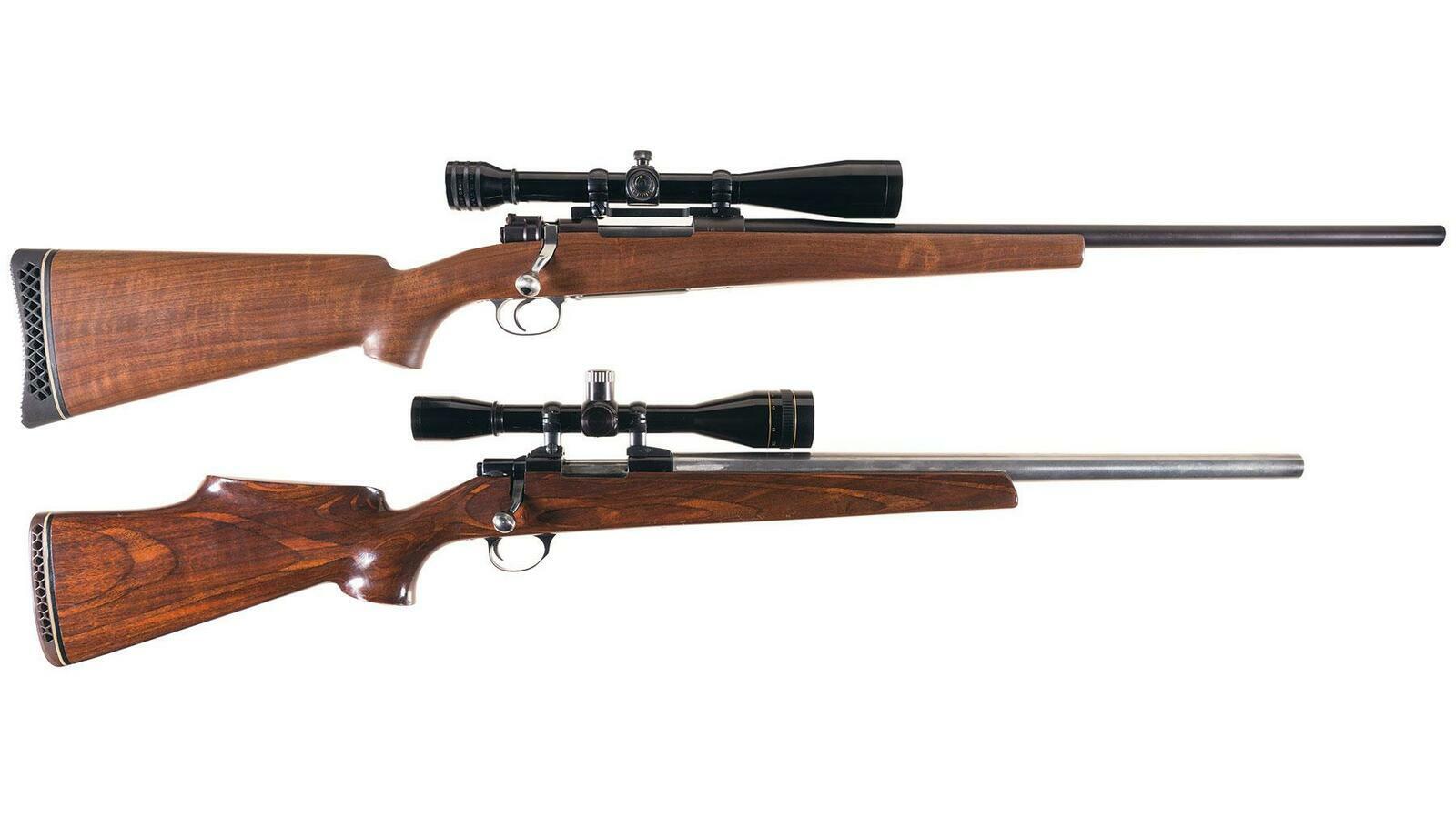 Two Bolt Action Rifles with Scopes | Rock Island Auction